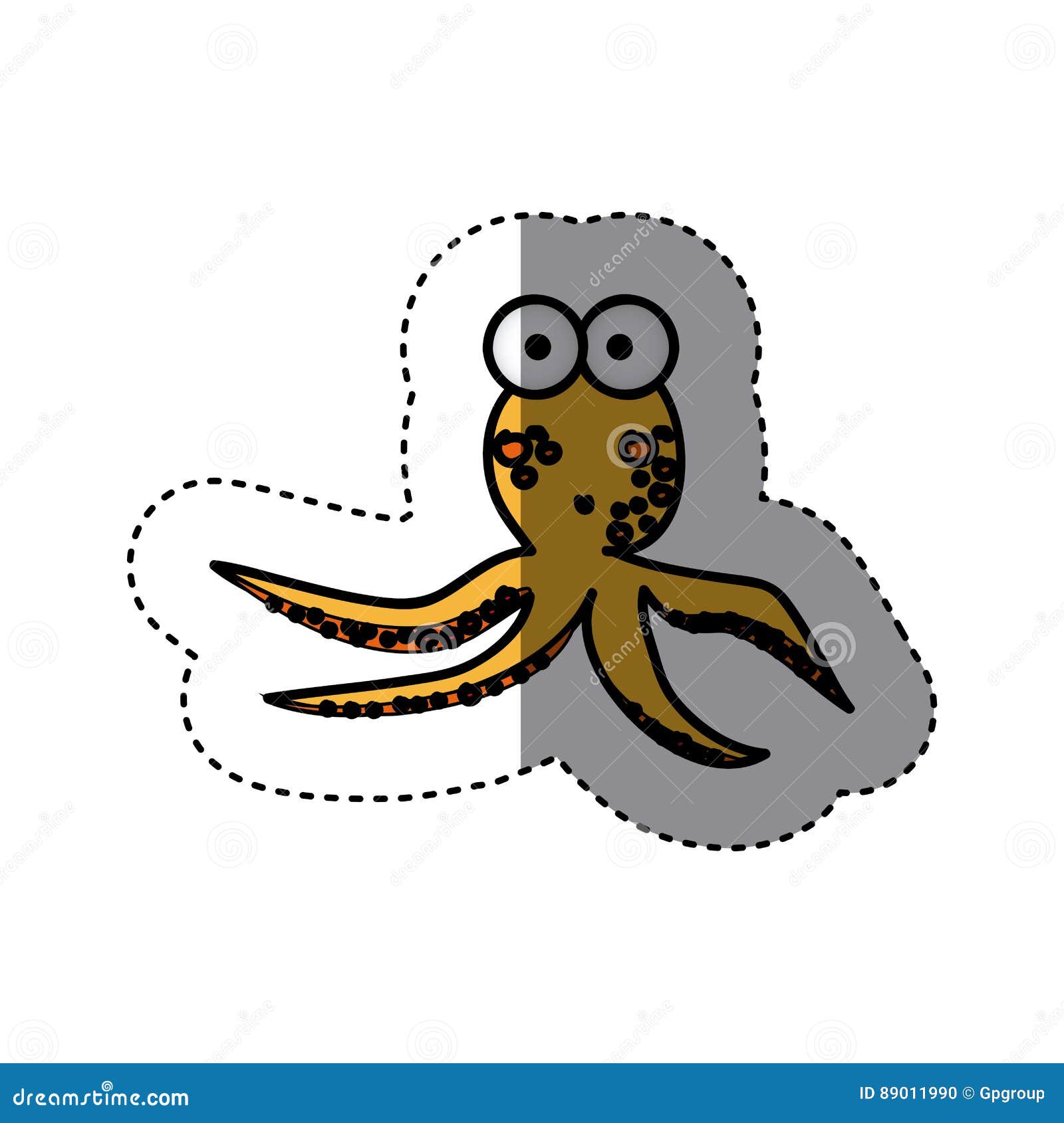 Yellow Surprised Emoji Vector Isolated. Face Expression | CartoonDealer ...