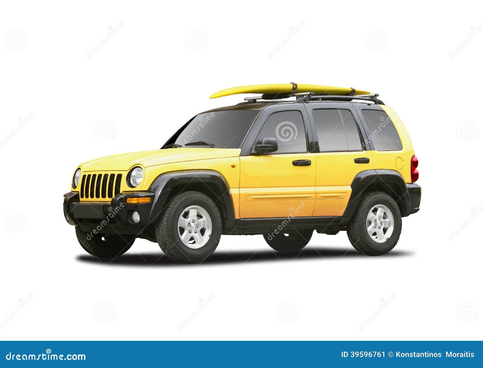 Jeep Cherokke isolated stock image. Image of vehicle - 39596761