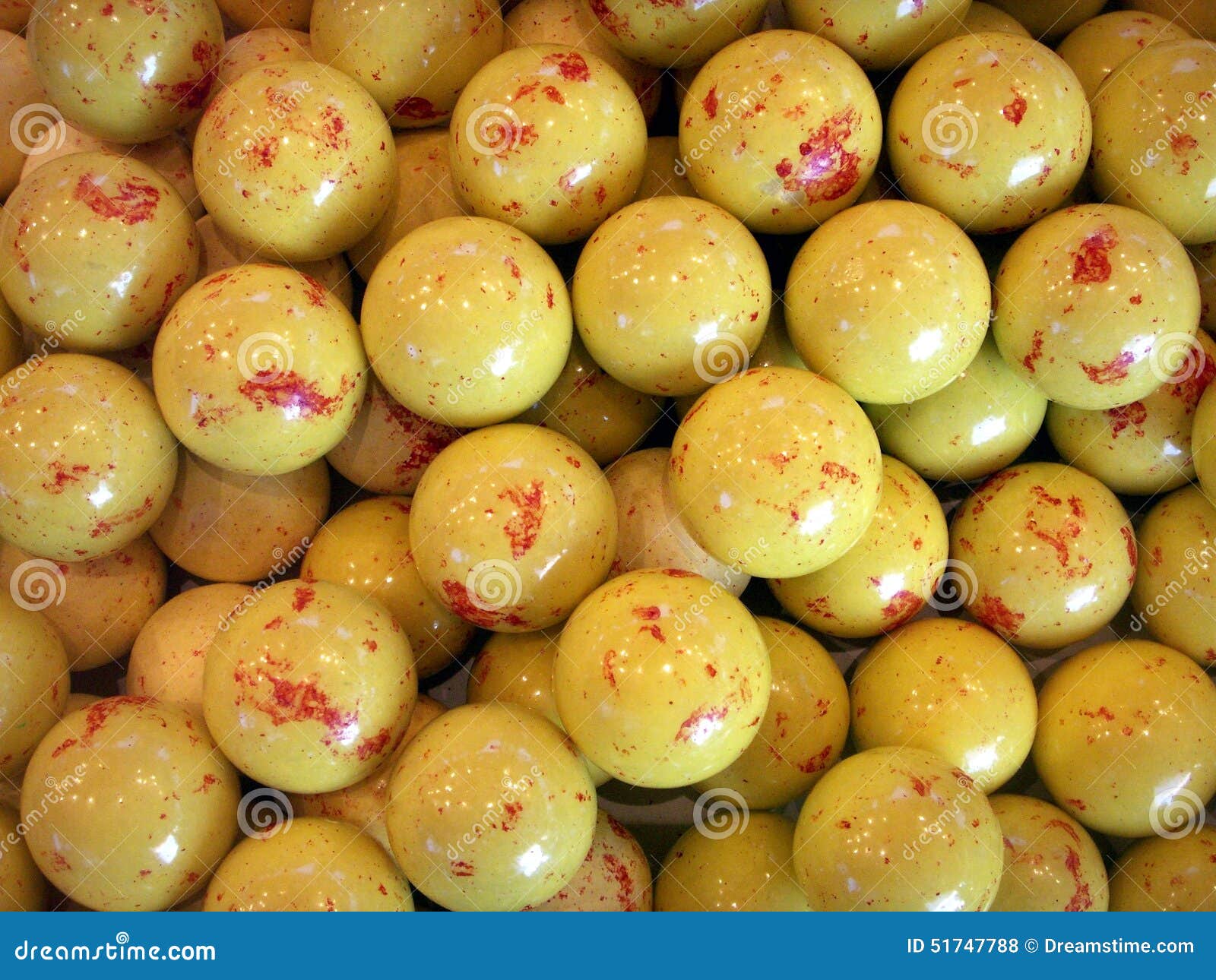 Yellow Sweets stock photo. Image of close, macro, candies - 51747788