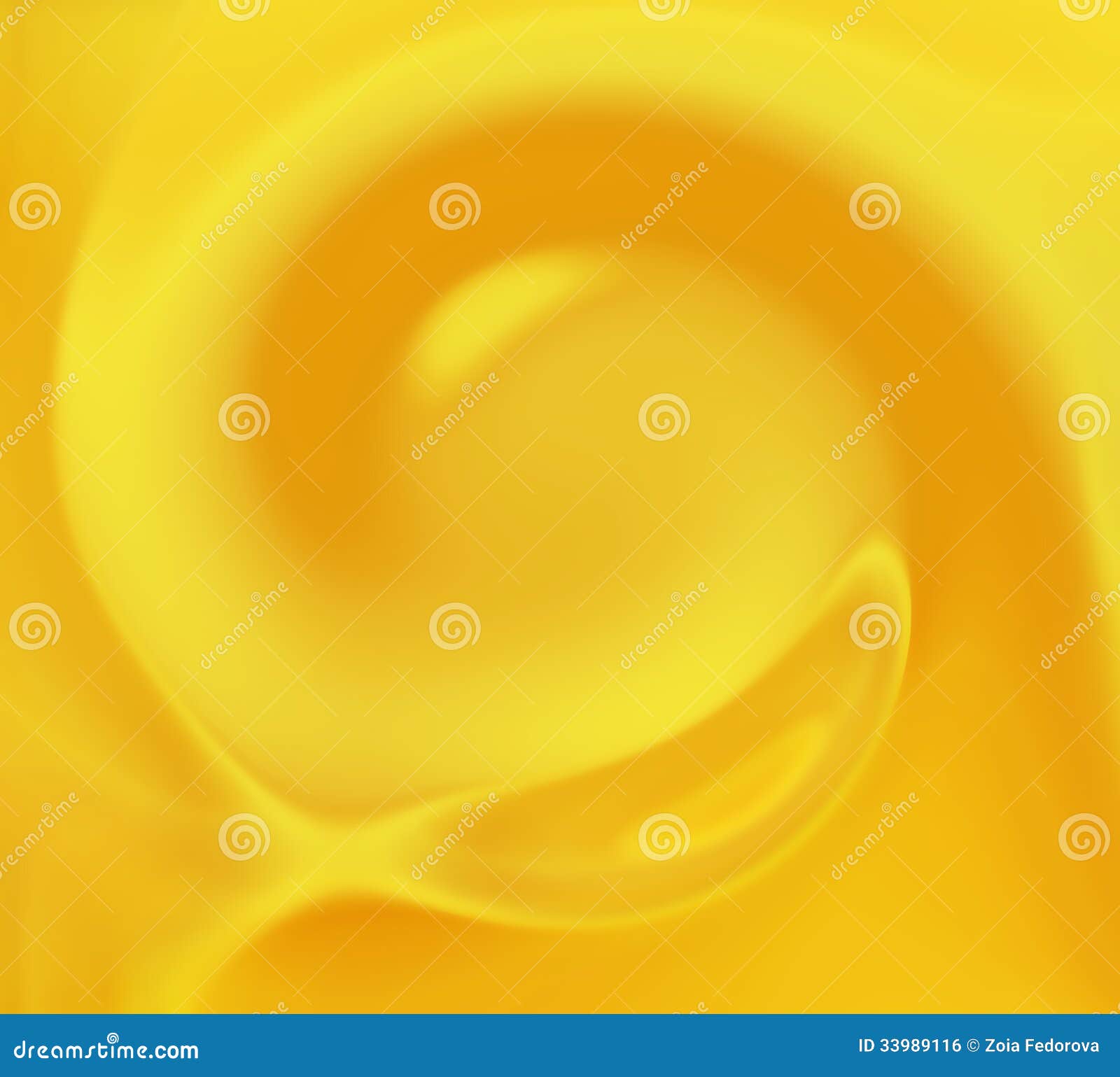 Yellow Swirl Background, Poster Design Template, Vector Illustration ...