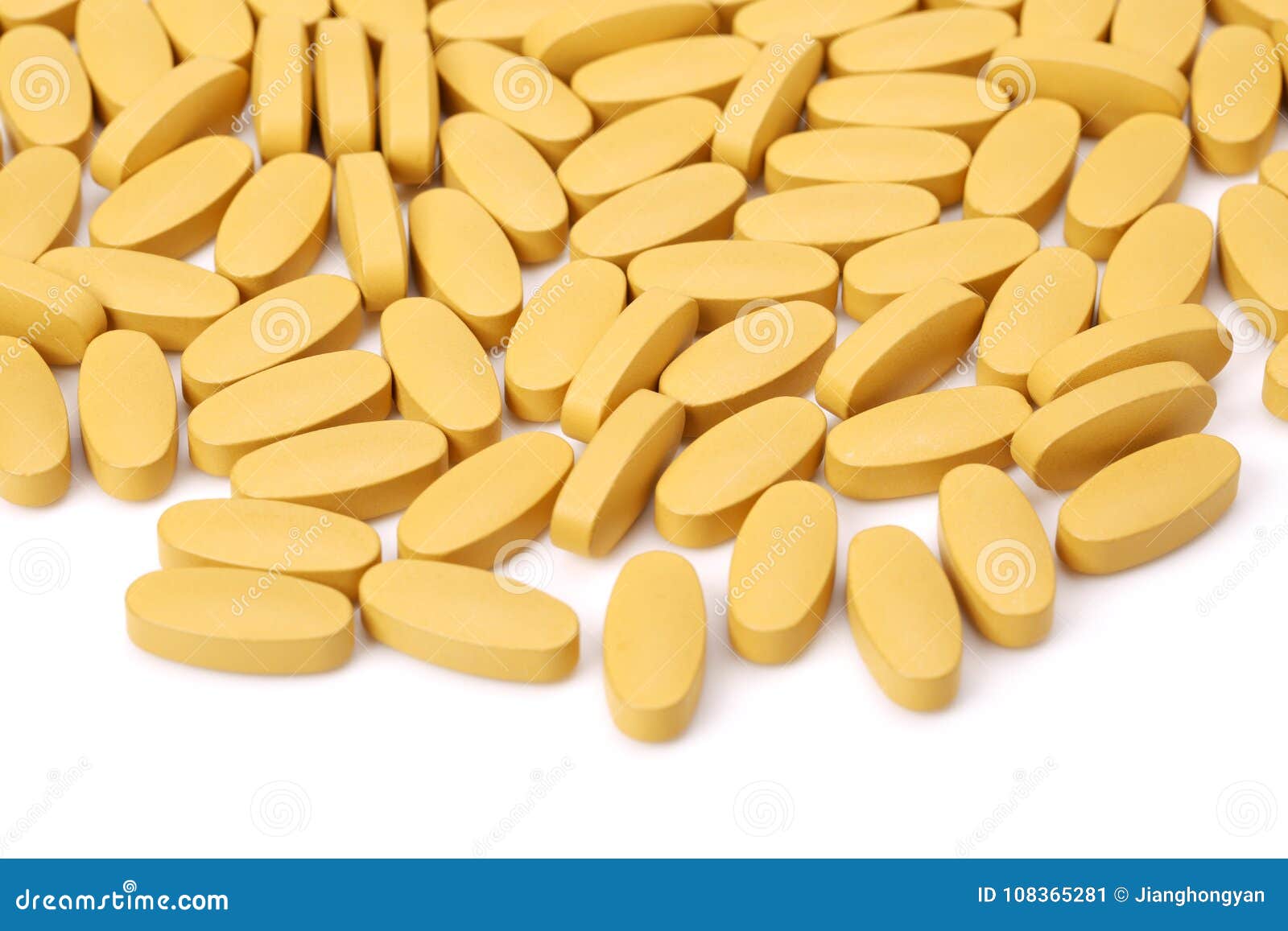 Yellow tablets stock image. Image of yellow, clear, malady - 108365281
