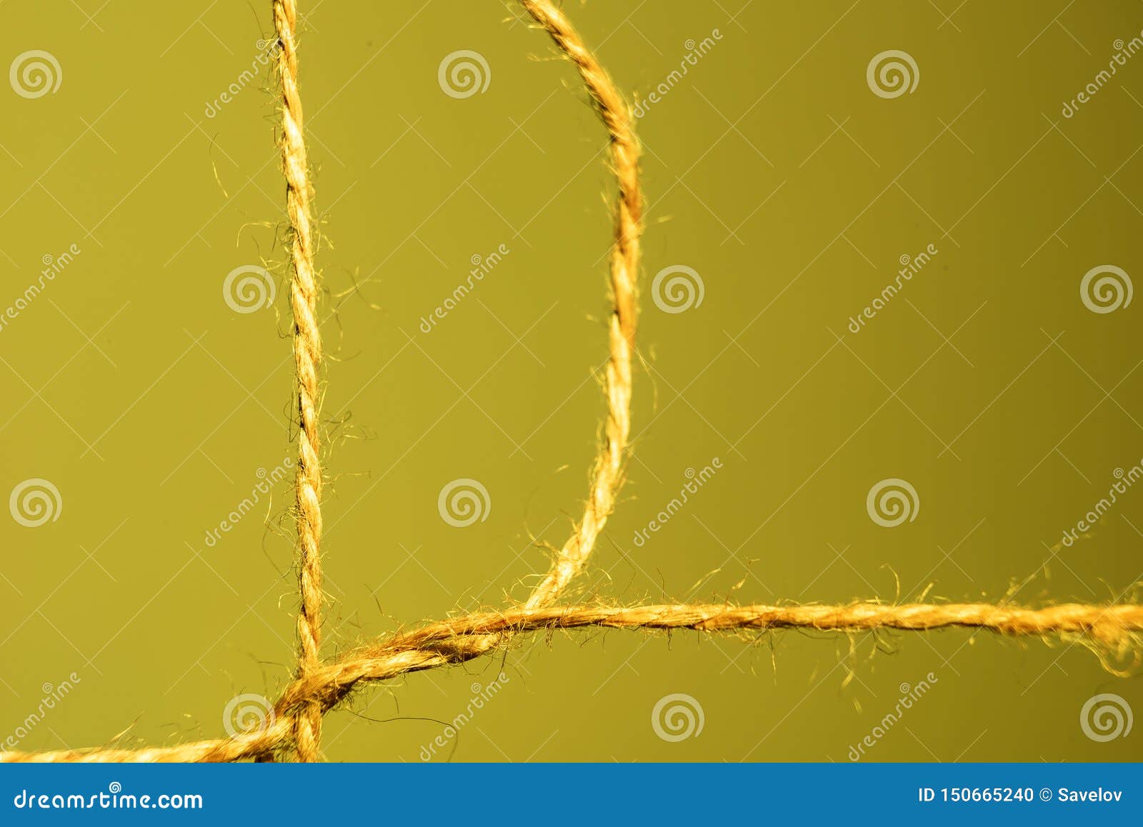 Yellow tangled rope stock photo. Image of twist, decoration - 150665240