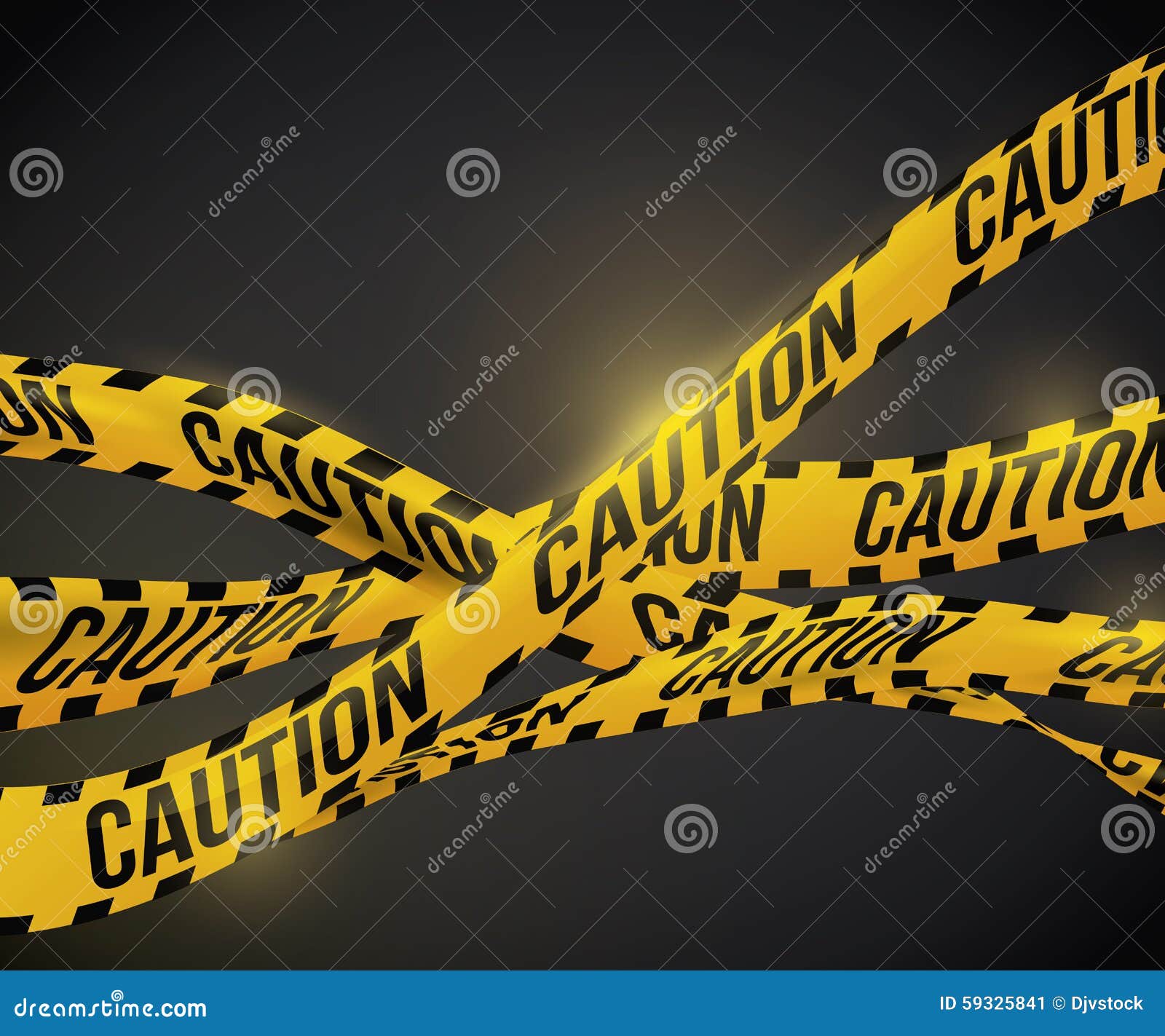Yellow tape design. stock vector. Illustration of caution - 59325841