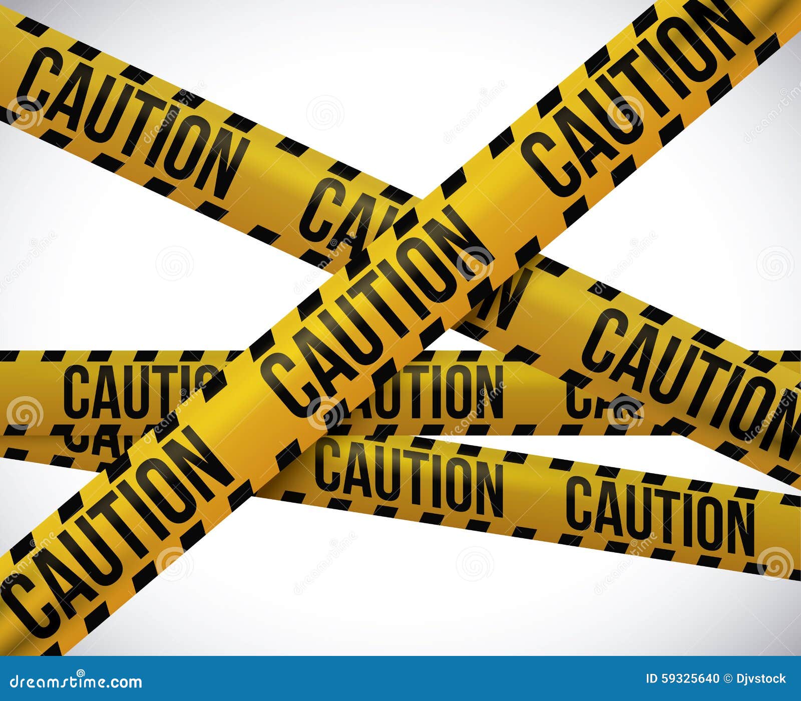 Yellow tape design. stock vector. Illustration of police - 59325640