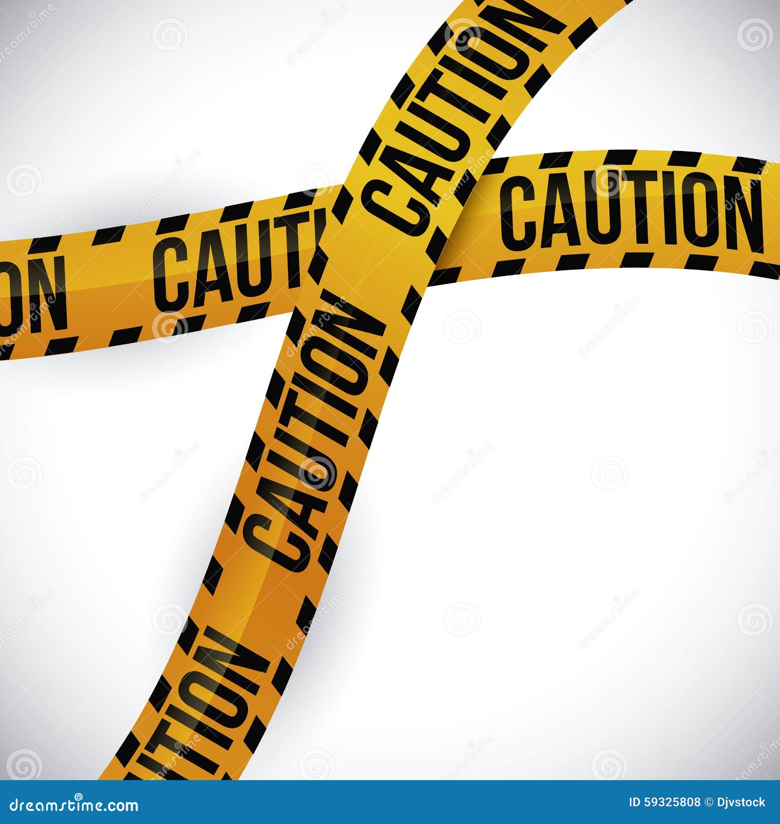 Yellow tape design. stock vector. Illustration of security - 59325808