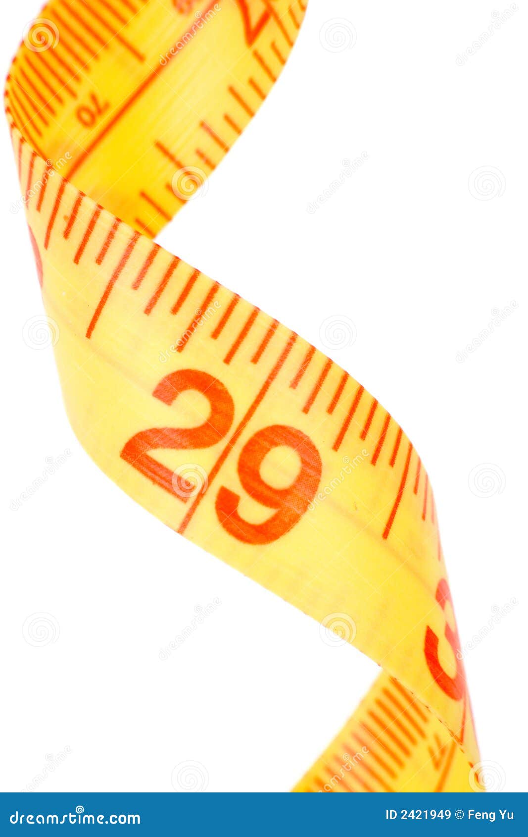 Yellow Tape Measure stock image. Image of weight, tool - 2421949