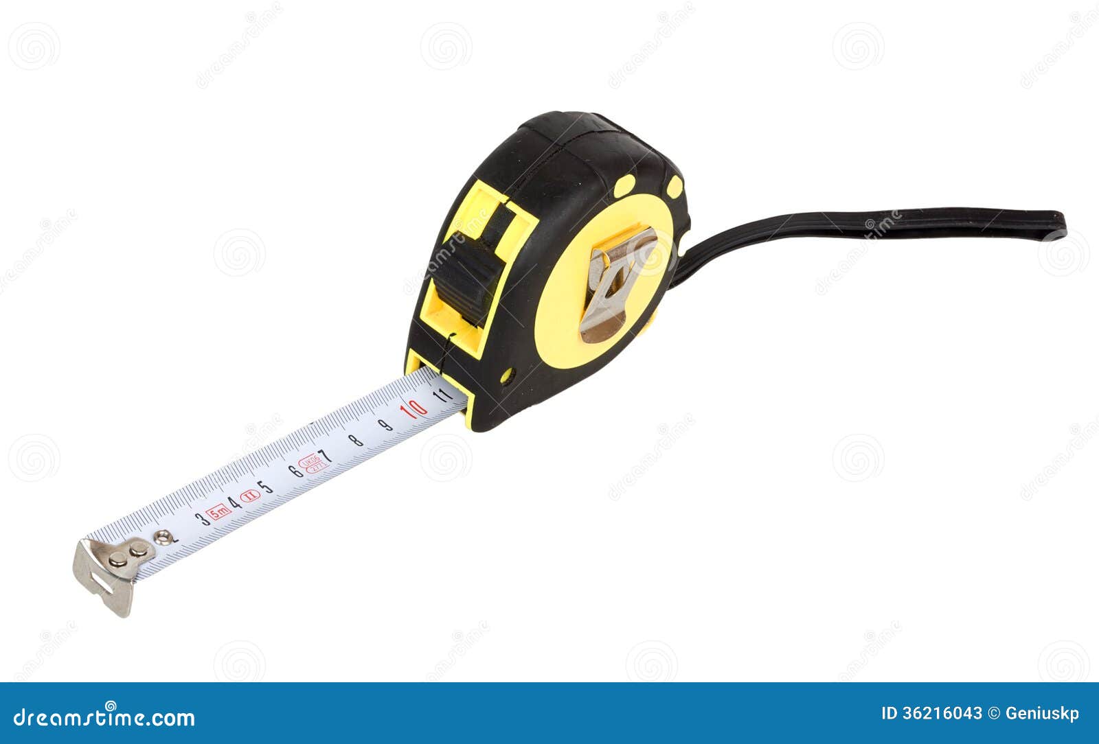Yellow Tape Measure Close Up Stock Image - Image of meter, building ...