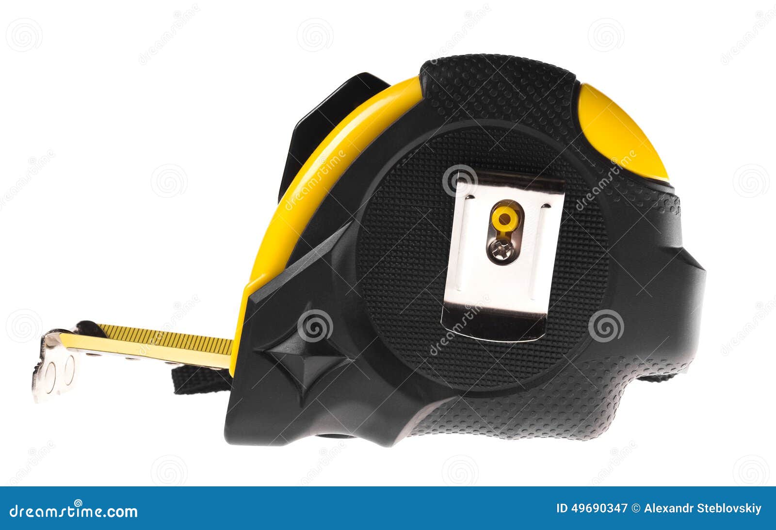 Yellow tapeline stock image. Image of housing, architecture - 49690347