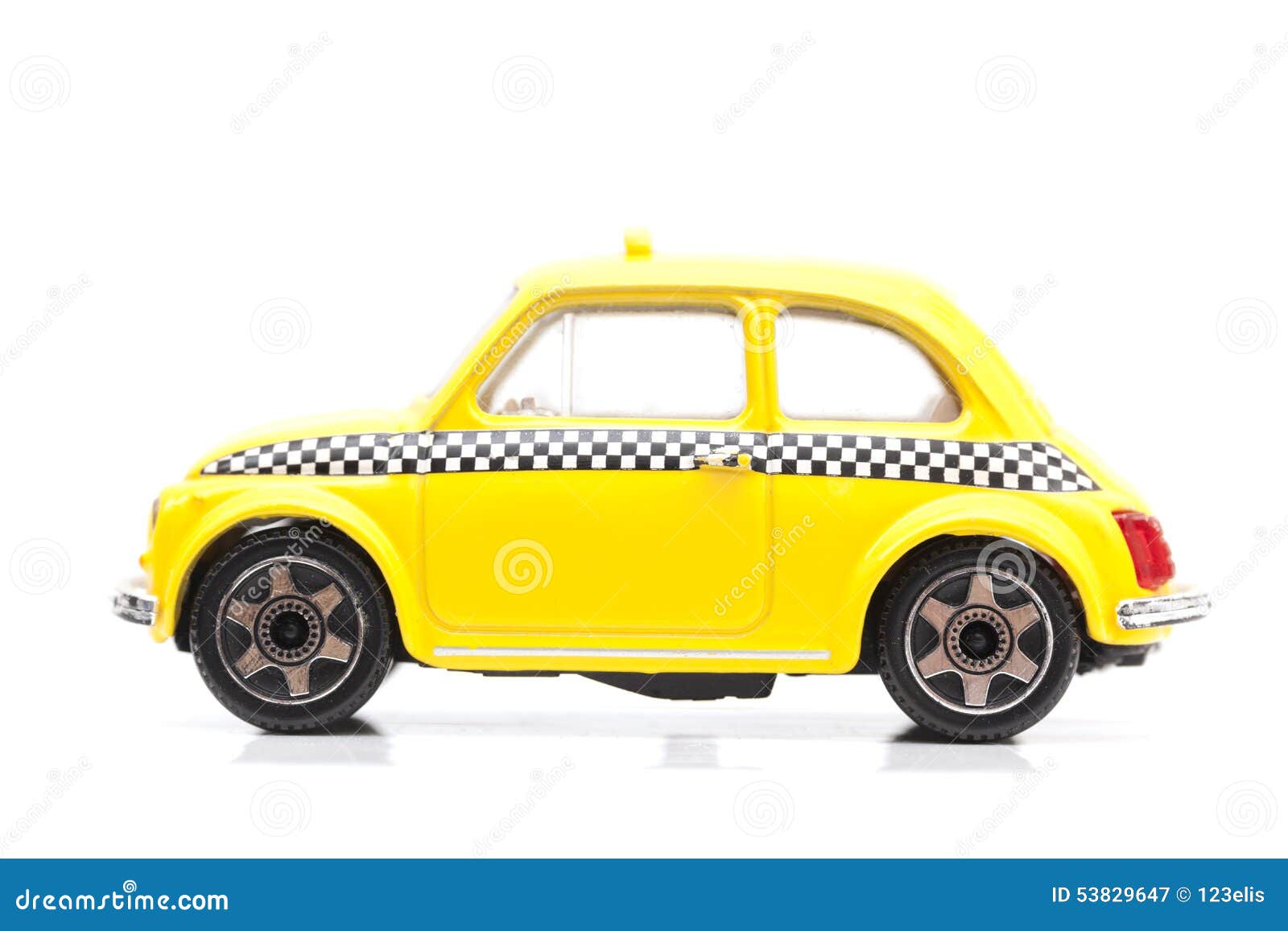 Yellow Taxi stock image. Image of white, modern, view - 53829647