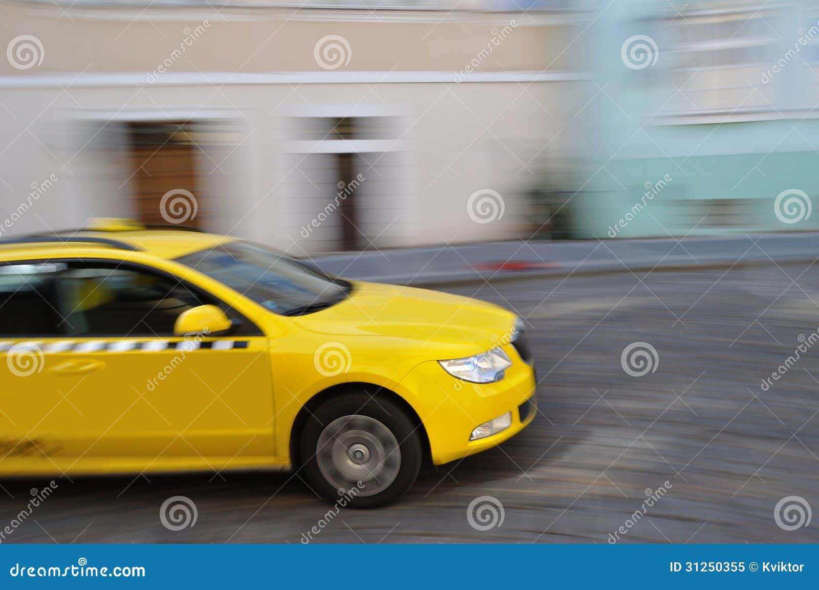 Yellow taxi stock image. Image of finance, attraction - 31250355