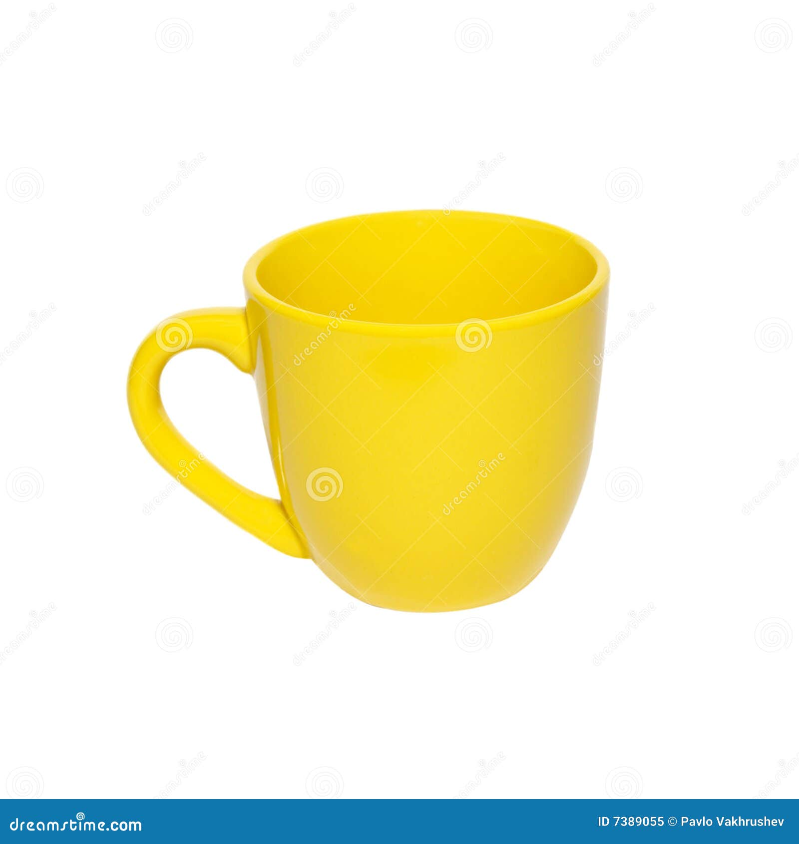 Yellow teacup stock image. Image of kitchen, simple, glass - 7389055