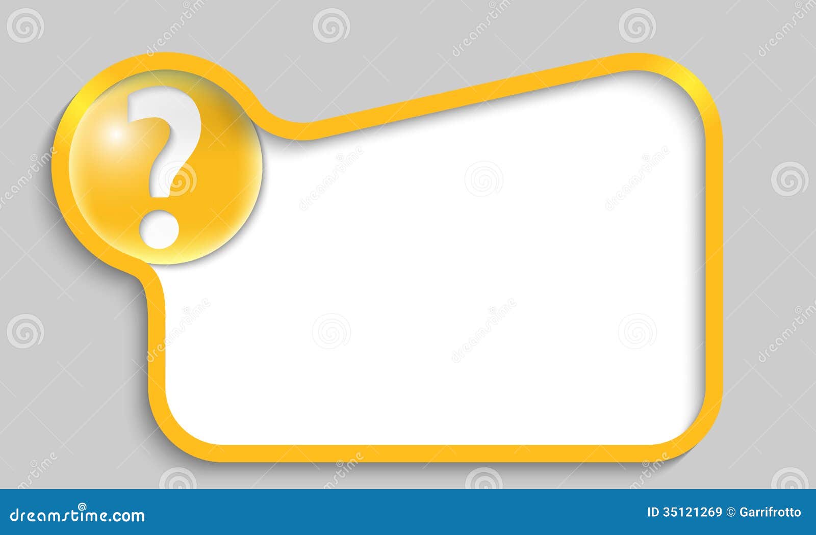 Yellow text box stock vector. Illustration of page, frame - 35121269
