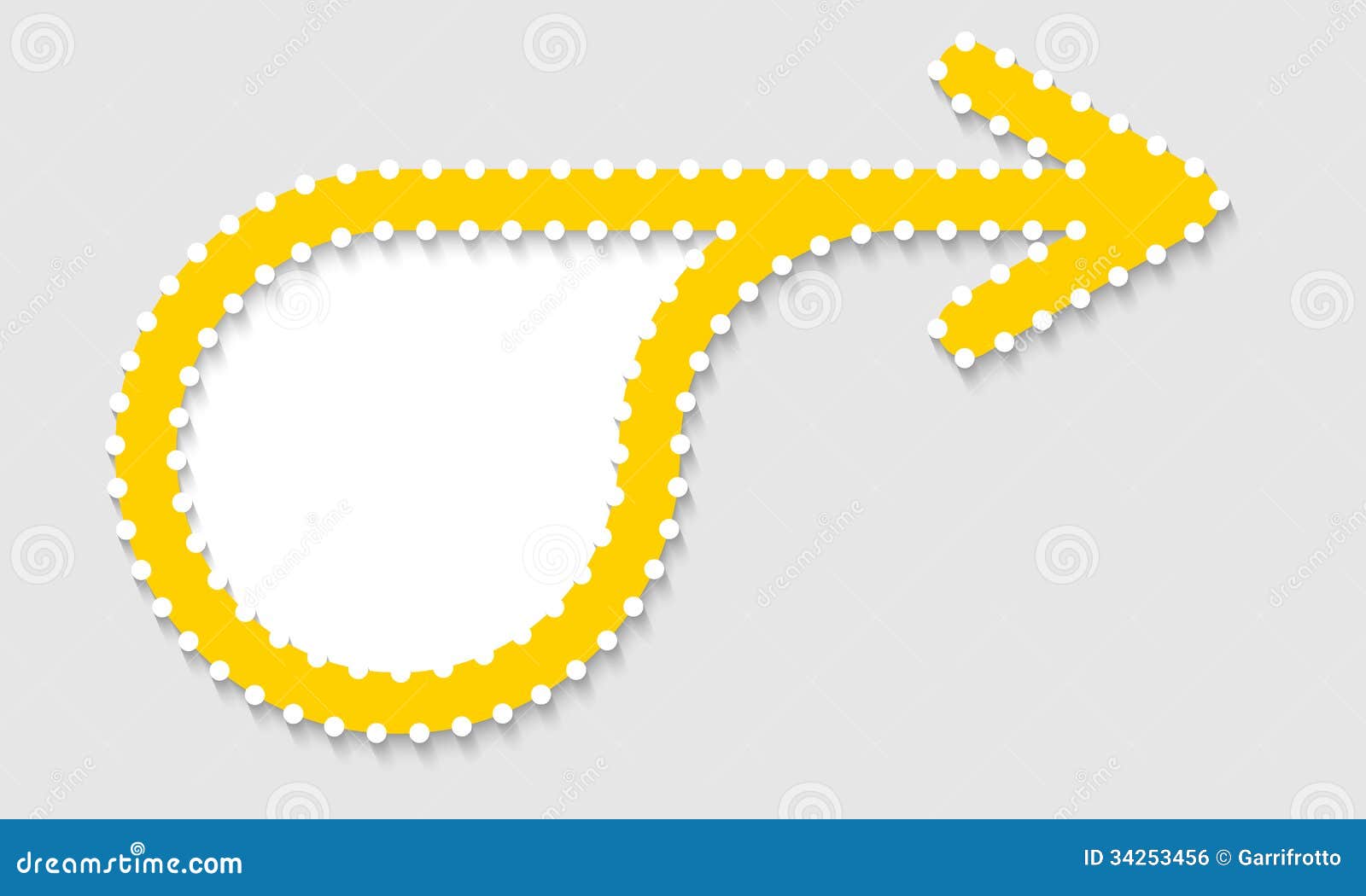 Yellow text frame stock vector. Illustration of abstract - 34253456