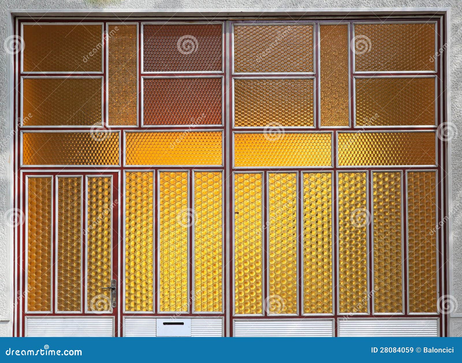 Yellow textured glass stock image. Image of doors, door - 28084059