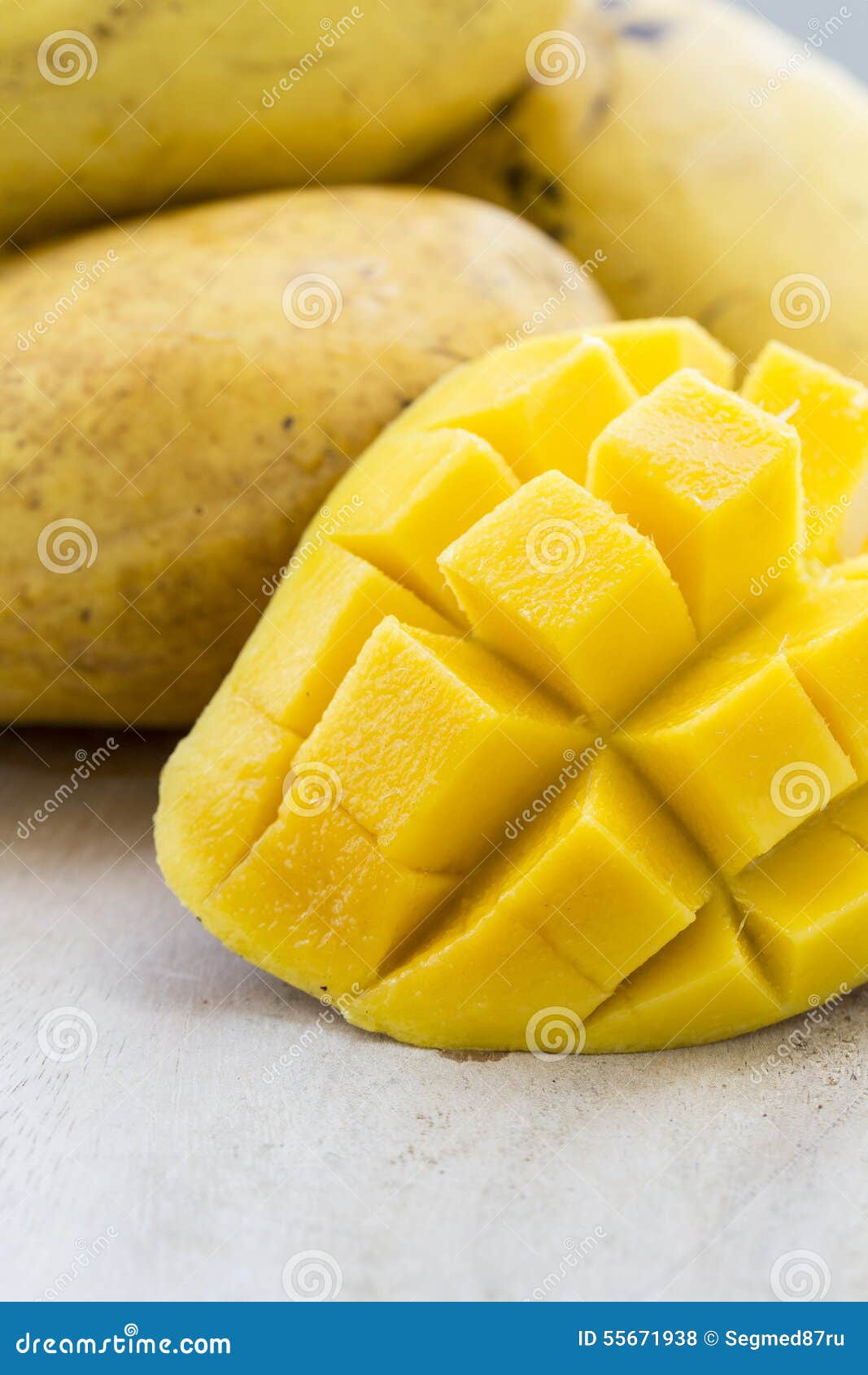 Yellow Thai mango stock photo. Image of dress, juicy - 55671938