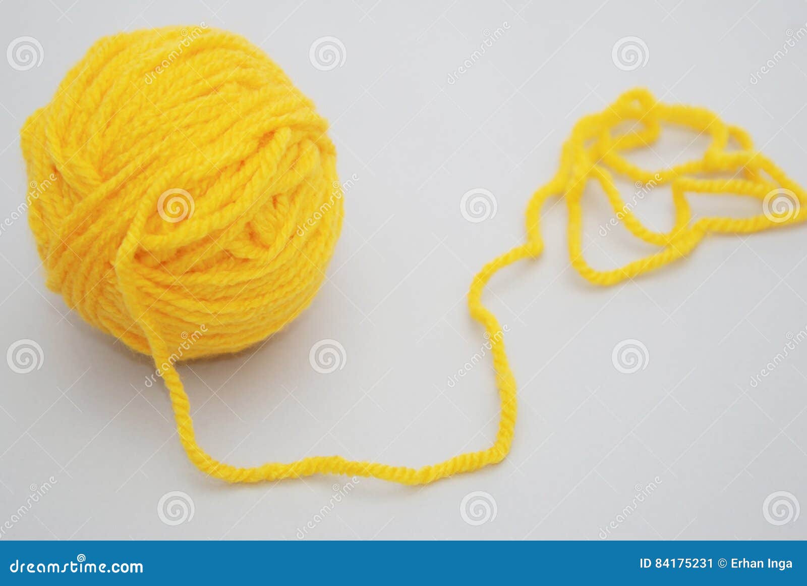 Yellow thread stock image. Image of braid, color, gray - 84175231