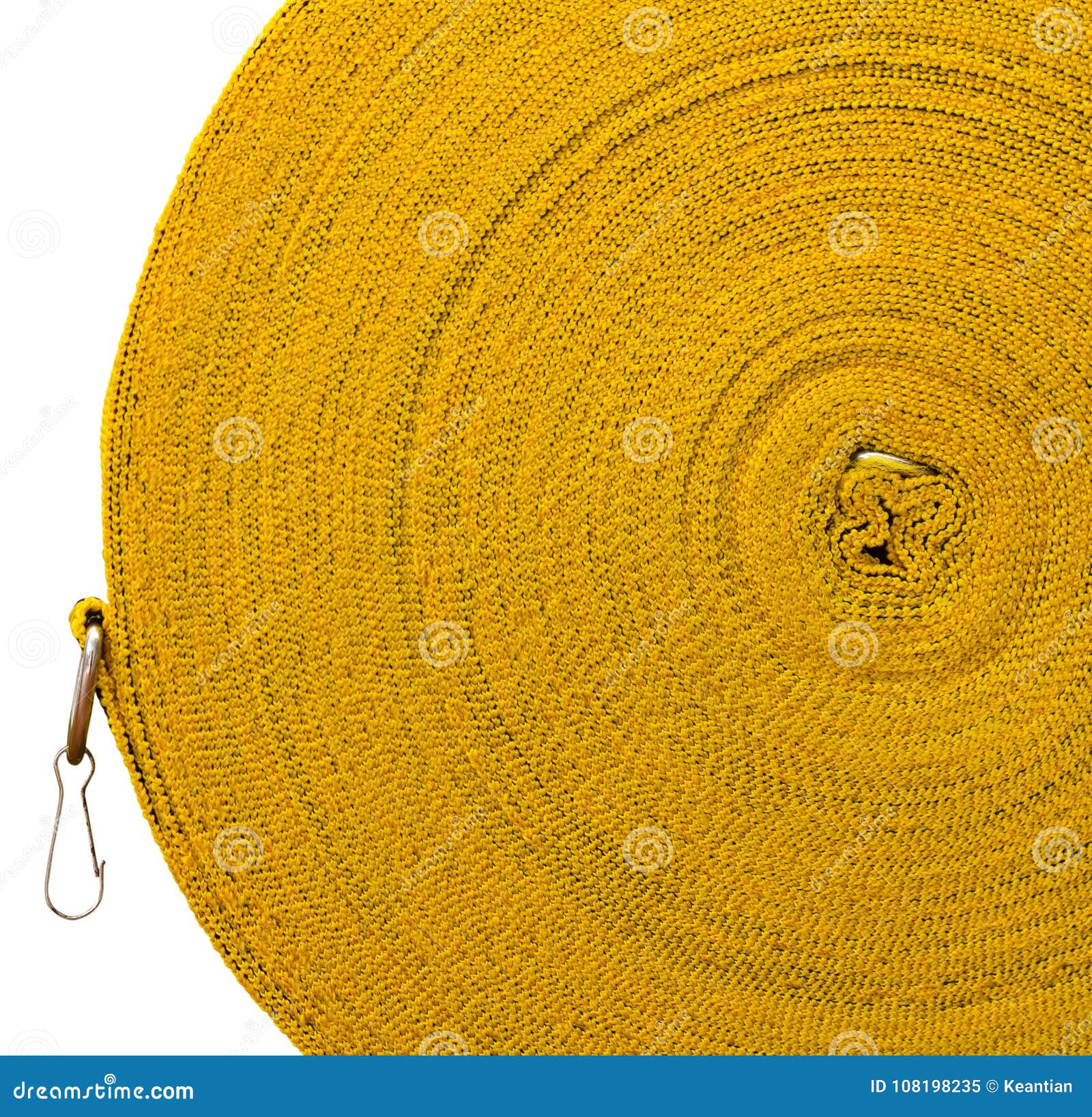 Yellow Threaded Rope Surface. Stock Image - Image of closeup, macro ...