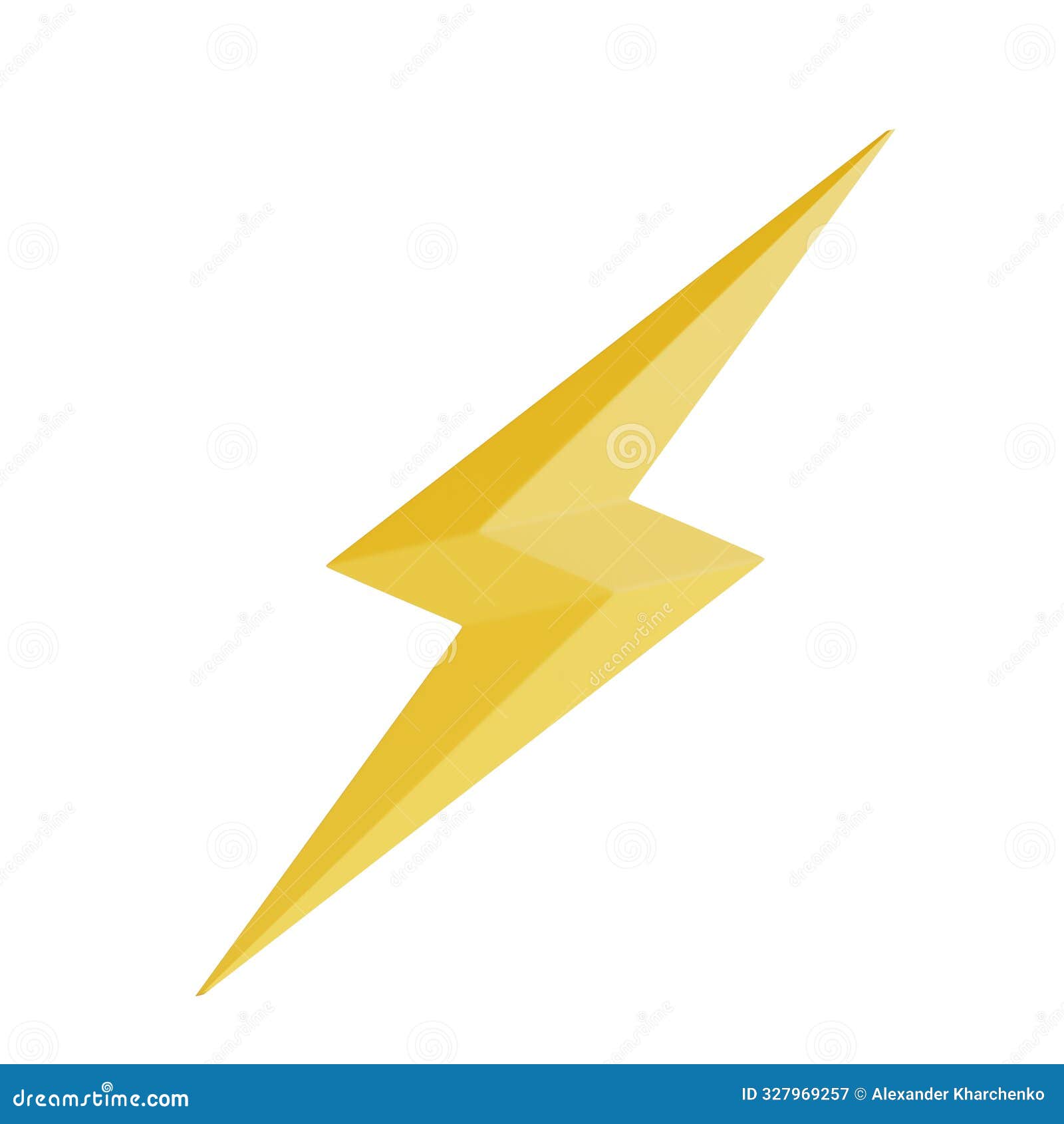 Set Of Yellow Thunderbolt Symbols Vector Illustration | CartoonDealer ...
