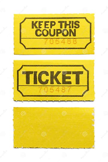 Yellow Ticket stock image. Image of arts, circus, event - 31420111