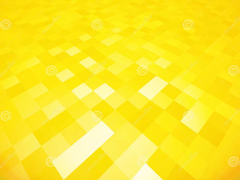 Yellow Tile Geometric Background Stock Illustration - Illustration of ...