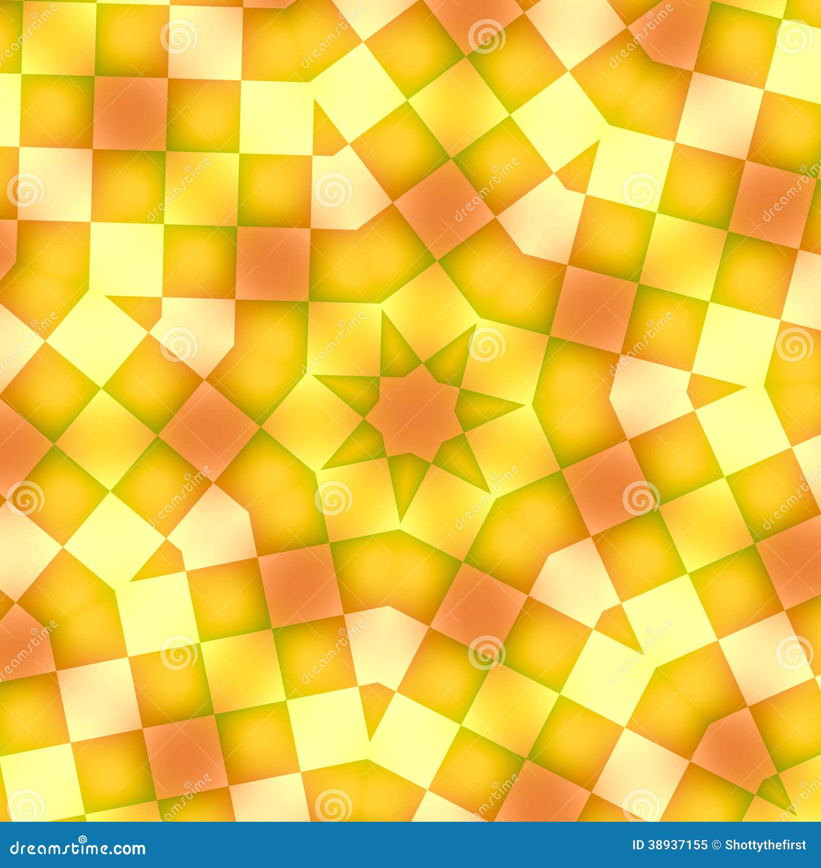 Yellow Tiles Texture Seamless Illustration Cartoon Vector ...