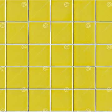 Yellow Tiles. Seamless Texture. Stock Photo - Image of ceramic, surface ...