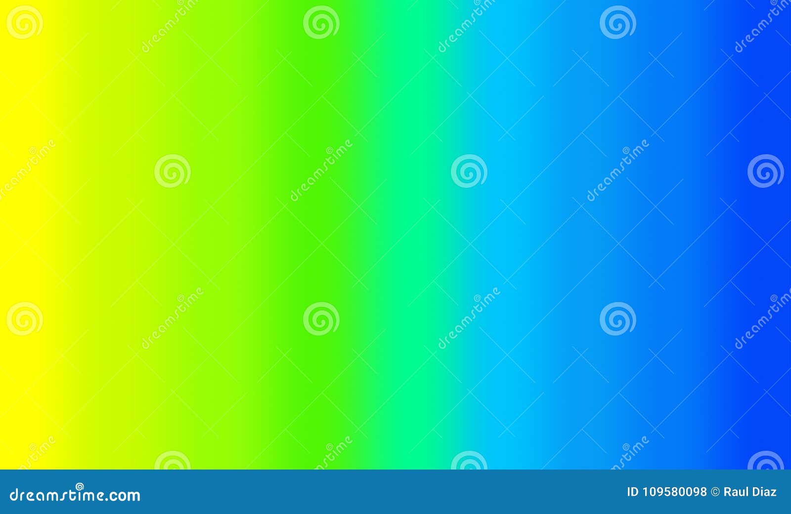 Yellow To Green To Blue Gradient Stock Illustration - Illustration of ...
