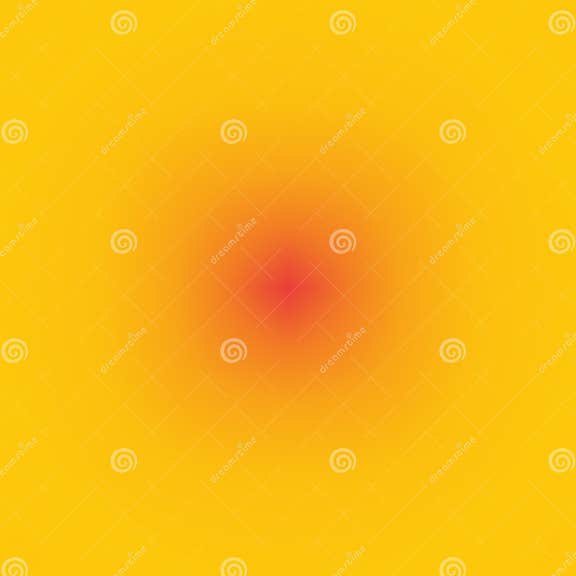 Yellow To Red Gradient. Central Glow Effect. Smooth Color Transition ...