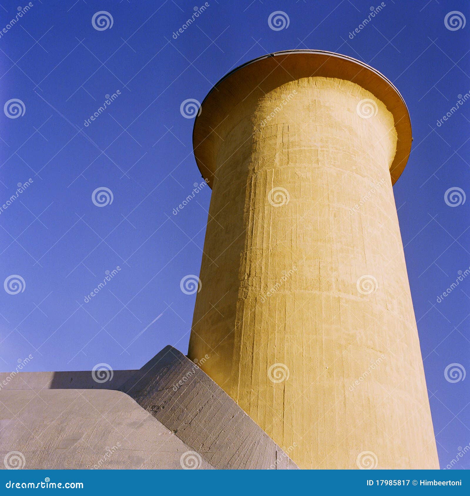 Yellow Tower, Bauhaus Style Stock Image - Image of tower, engine: 17985817