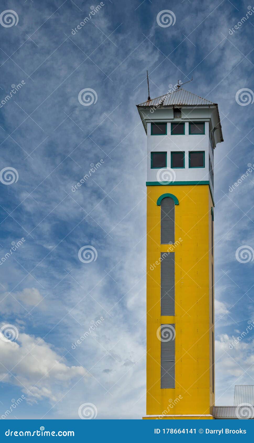 Yellow Tower in Nassau Bahamas Stock Image - Image of building, cruise ...