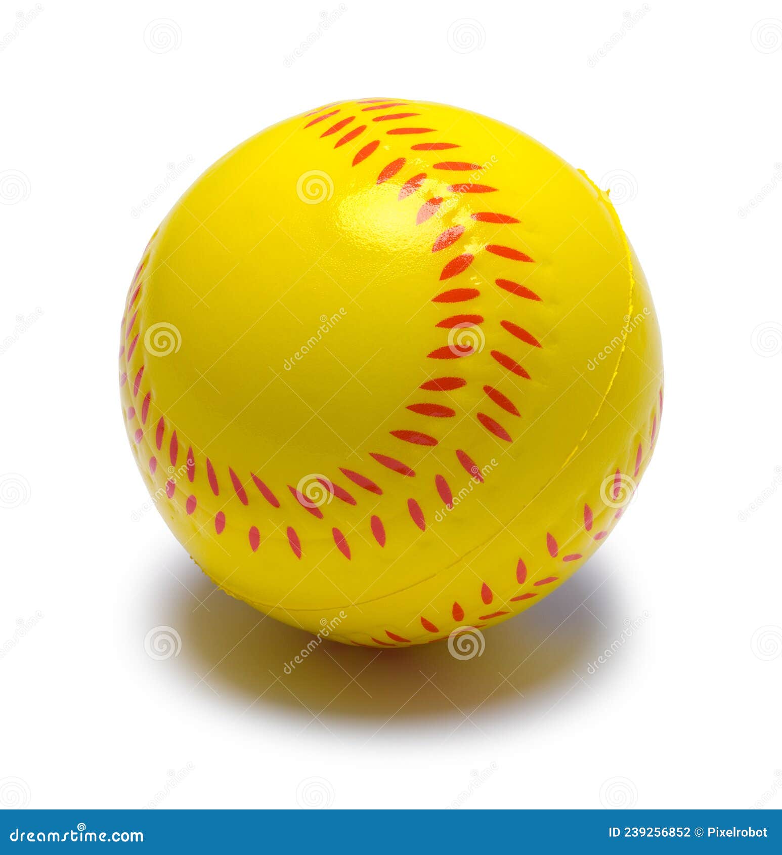 Yellow Toy Baseball stock photo. Image of baseball, equipment - 239256852