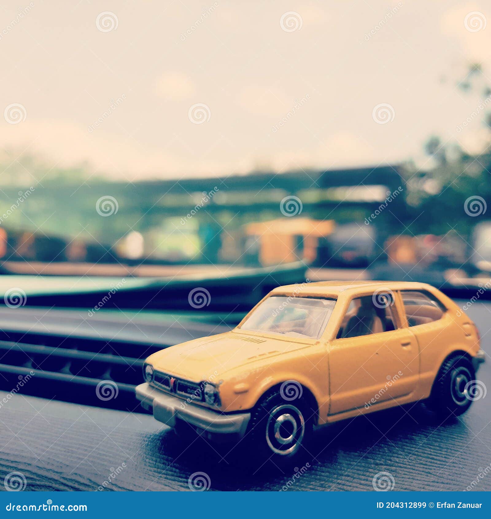 Yellow toy car stock image. Image of vehicle, yellow - 204312899