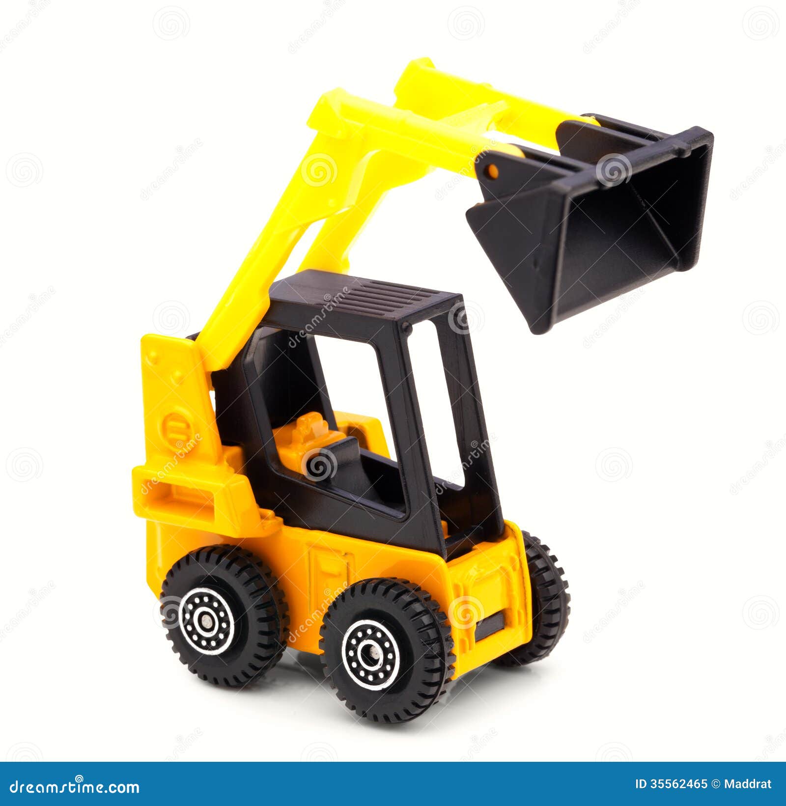 Yellow toy loader stock image. Image of truck, child - 35562465