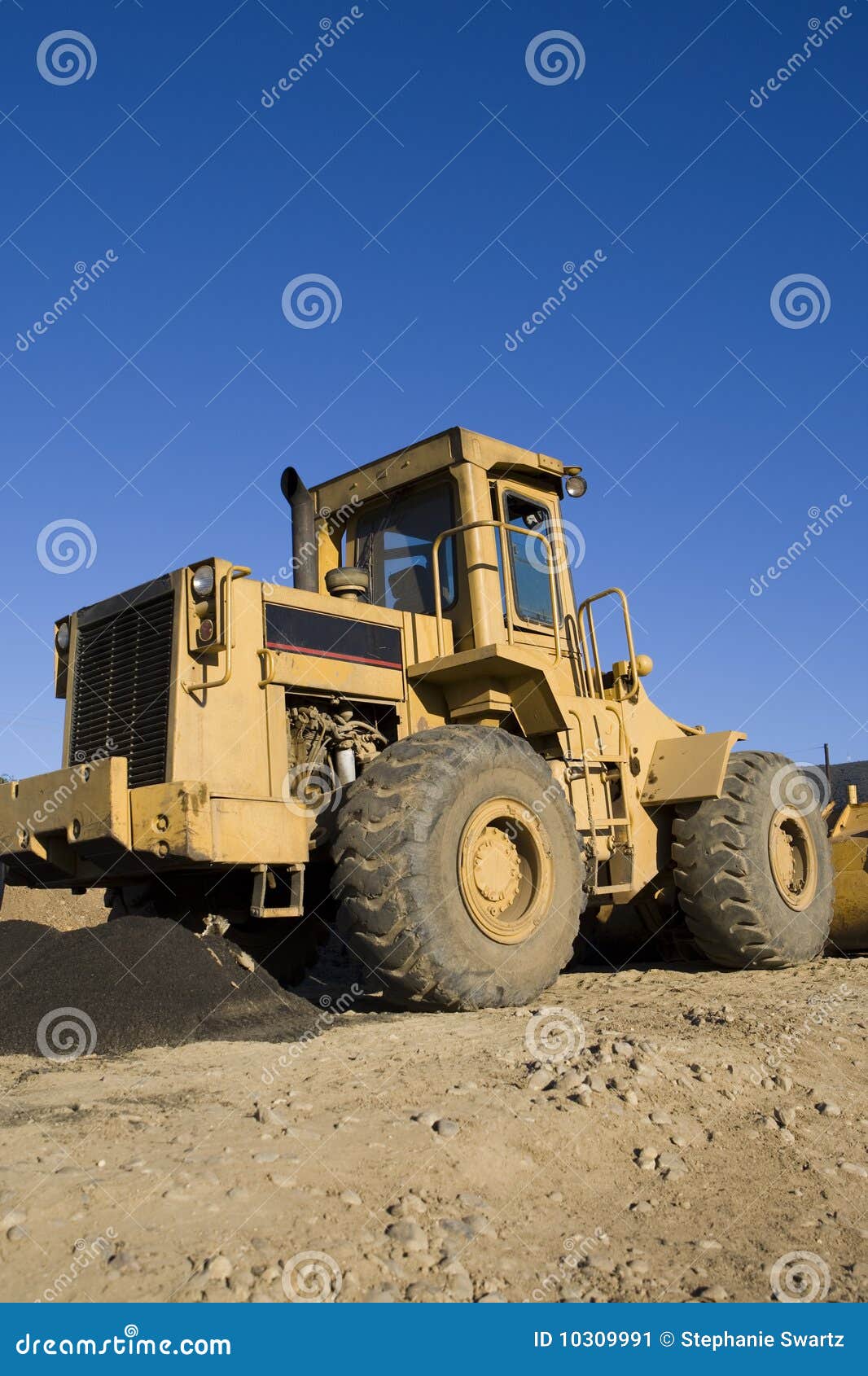 Yellow tractor stock image. Image of cane, business, scenic - 10309991