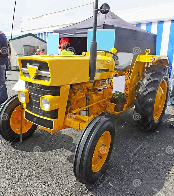 Yellow Trator at a Show in Ireland Fair Stock Image - Image of show ...
