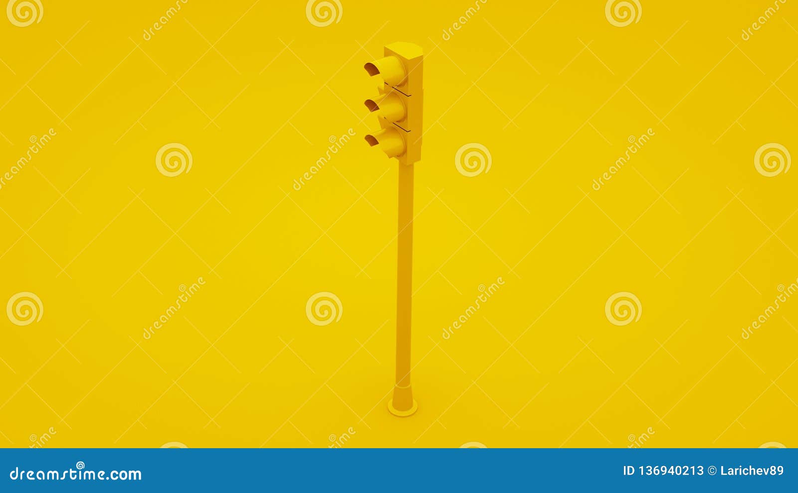 Yellow Signals Cartoon Vector | CartoonDealer.com #36002637
