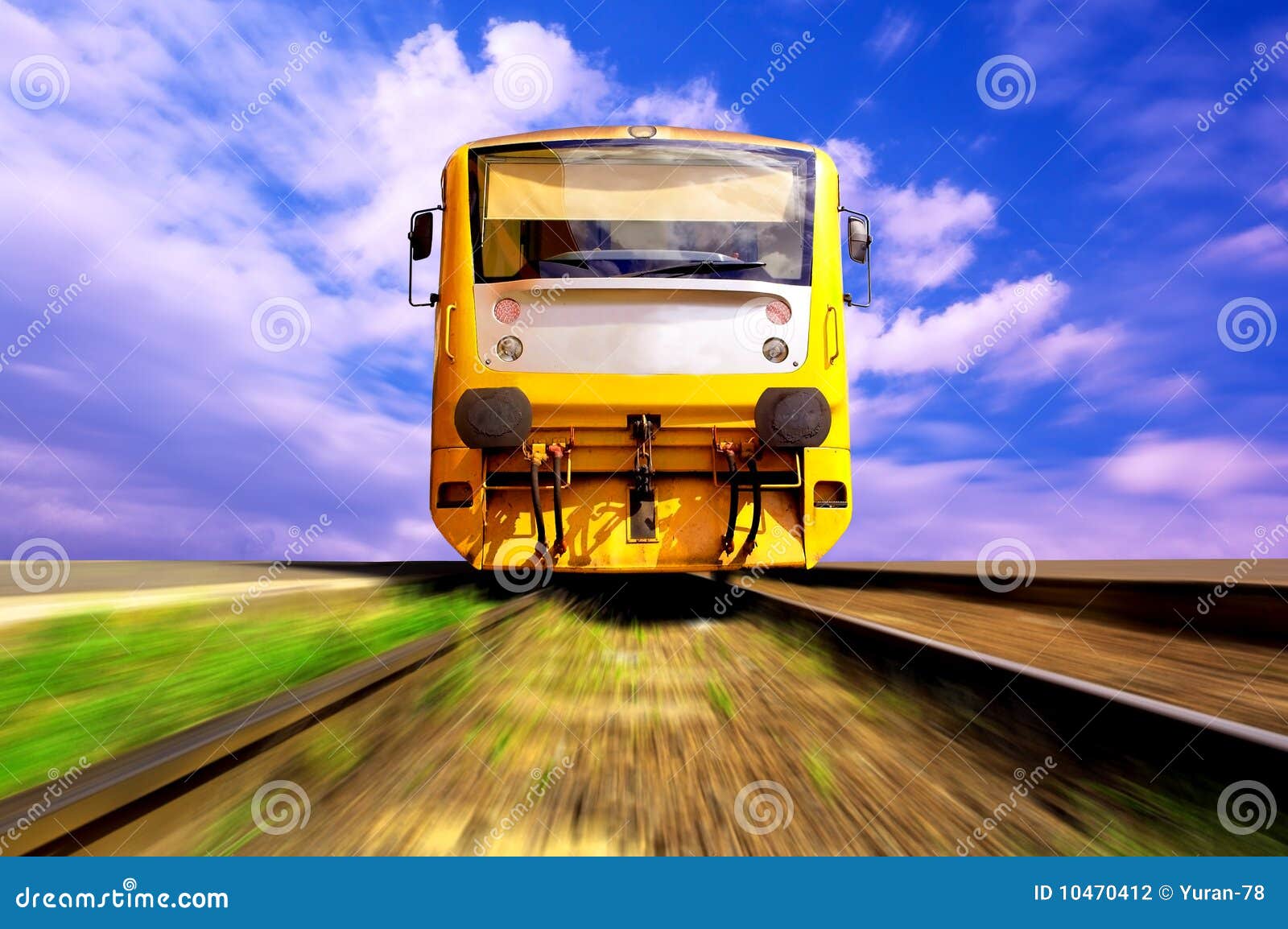 Yellow train stock photo. Image of container, business - 10470412