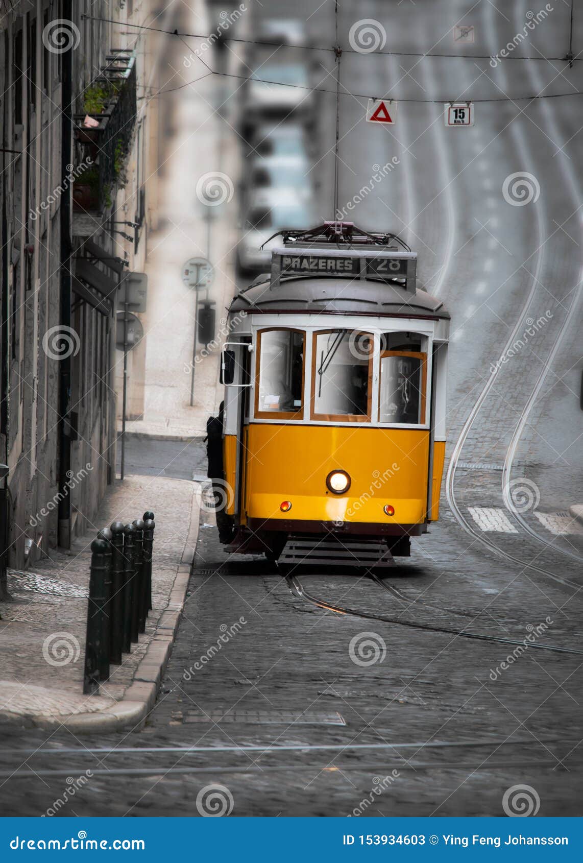 Yellow Tram Street Car Of U-OV As Part Of The Uithoflijn Editorial ...