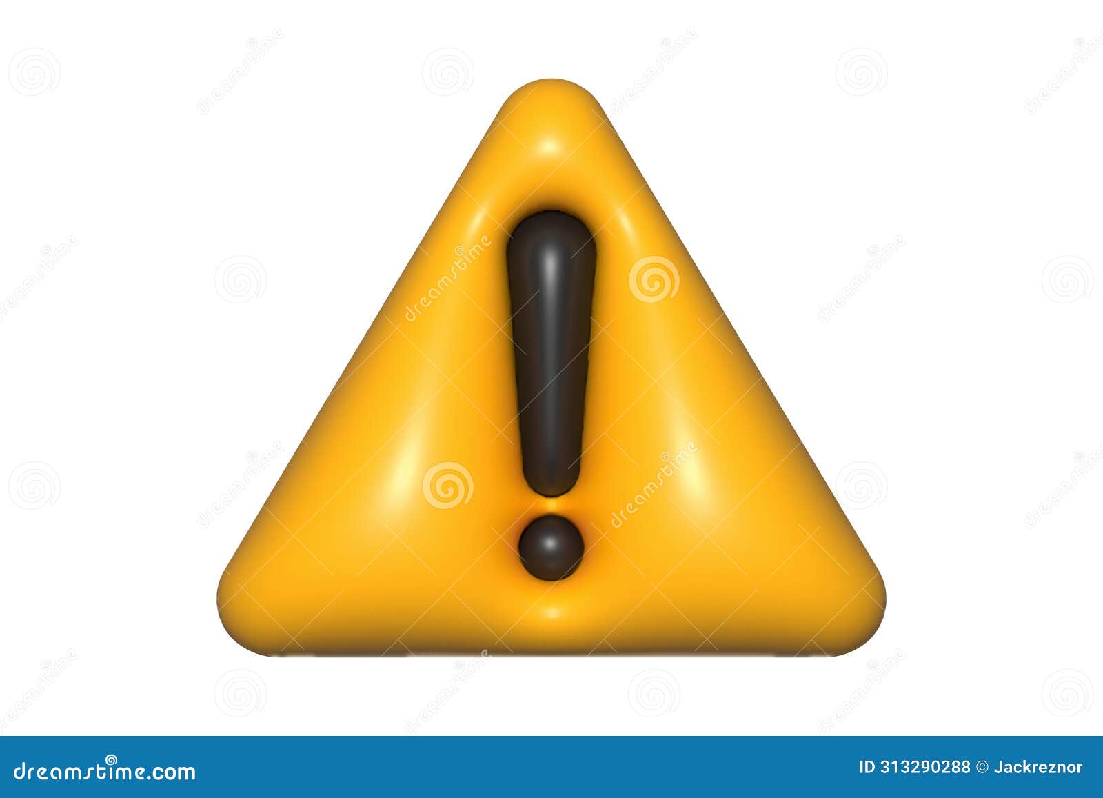 A Yellow Triangle with an Exclamation Point Symbol Inside Stock Vector ...