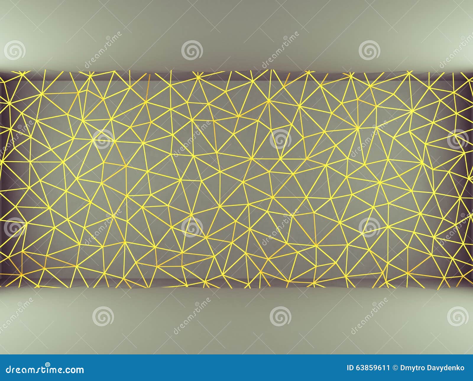 Yellow triangle net stock illustration. Illustration of gradient - 63859611