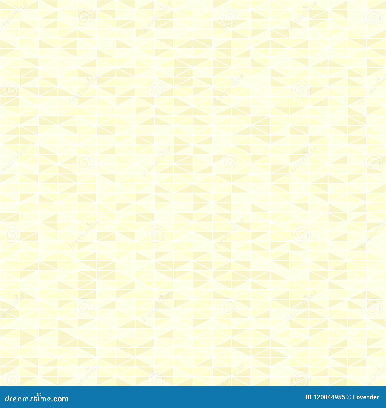 Yellow Triangle Pattern. Seamless Vector Stock Vector - Illustration of ...
