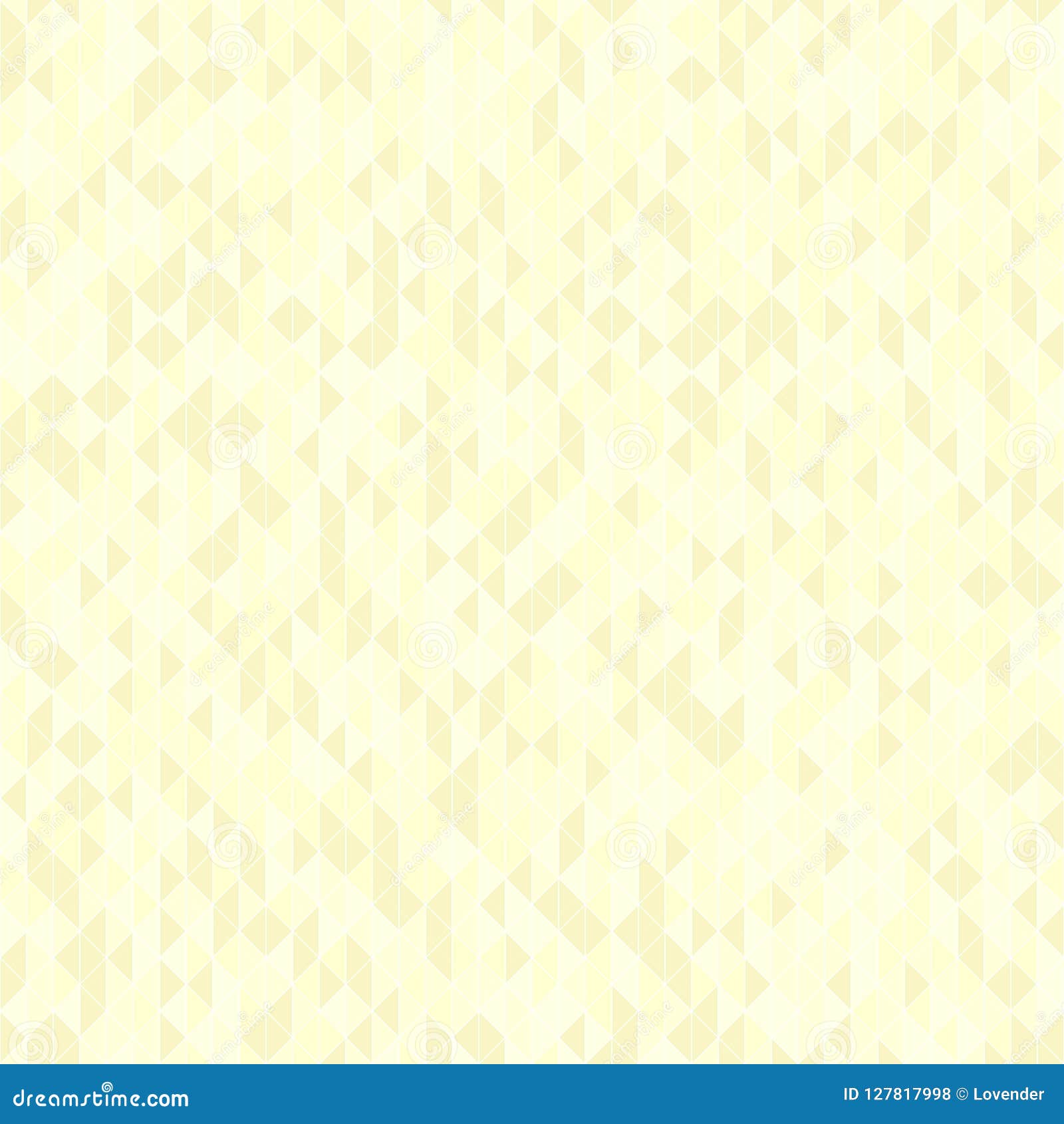 Yellow Triangle Pattern. Seamless Vector Stock Vector - Illustration of ...