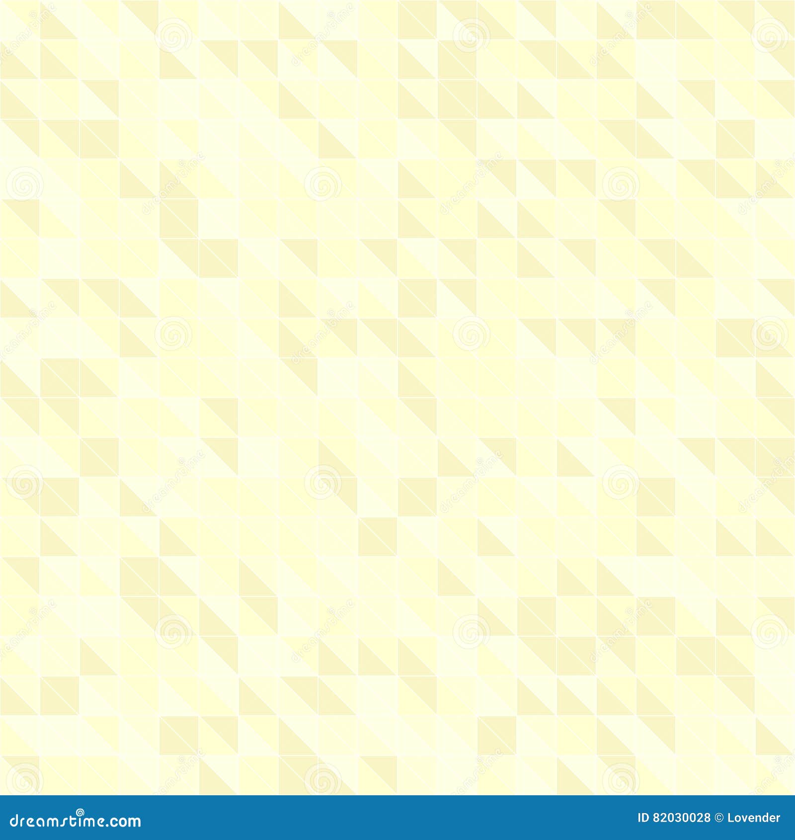 Yellow Triangle Pattern. Seamless Vector Stock Vector - Illustration of ...