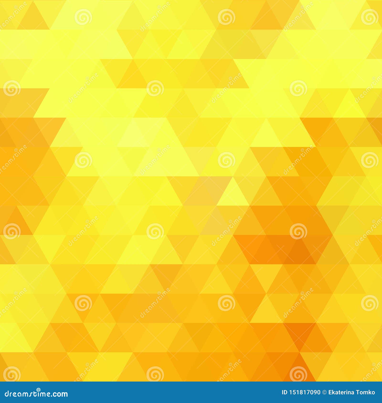 Yellow Triangles Design . Abstract Vector Background. Eps 10 Stock ...