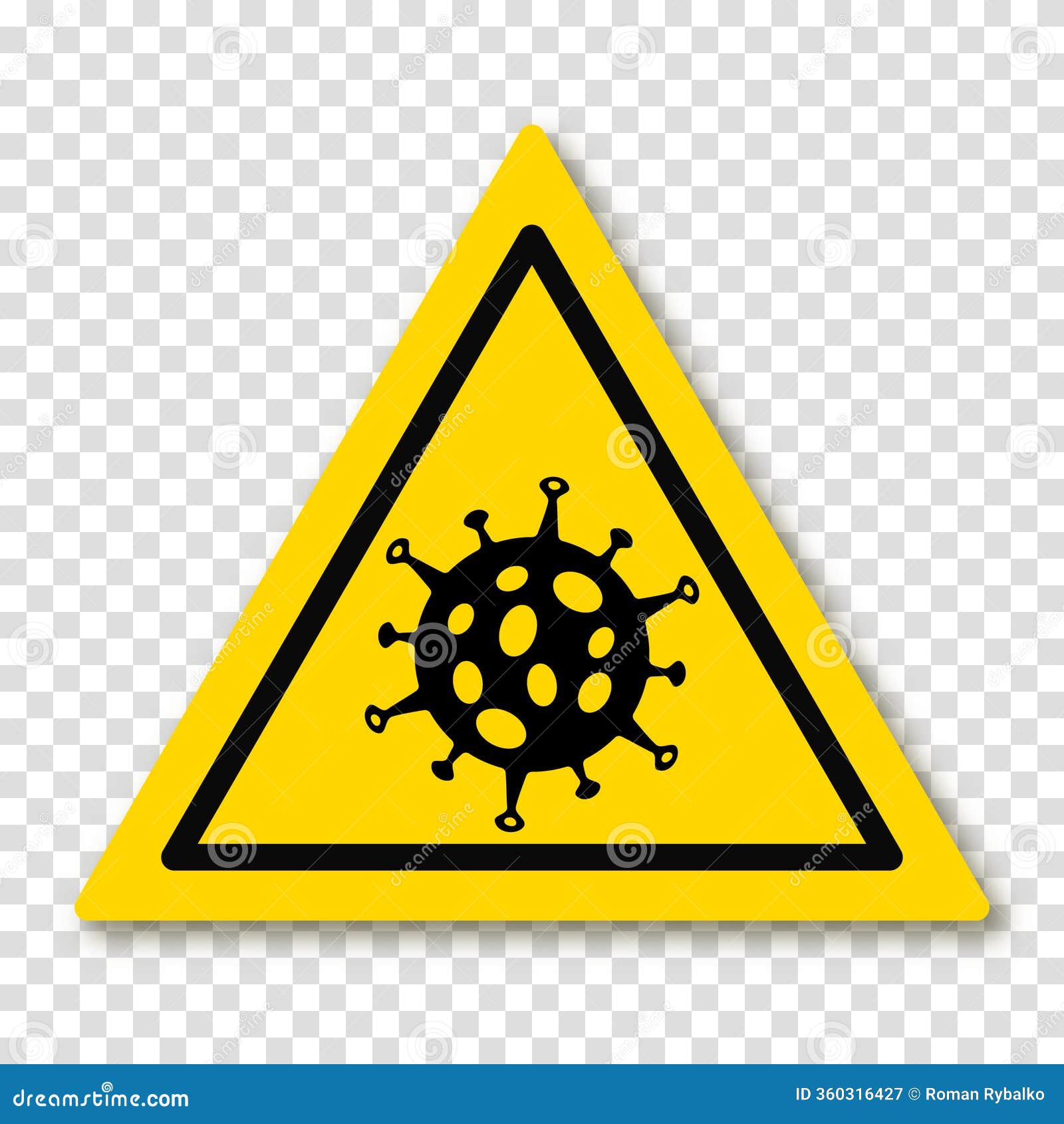 Triangular Sign With A Recycle Symbol, Waste Processing And Utilization ...
