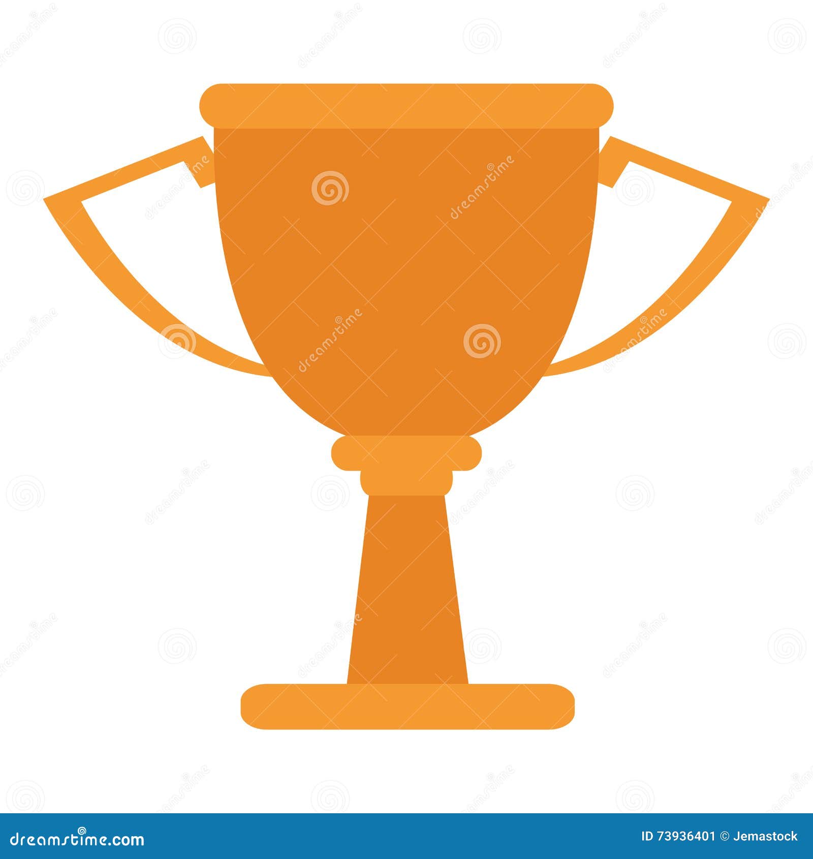 Yellow trophy cup icon stock illustration. Illustration of trophy ...