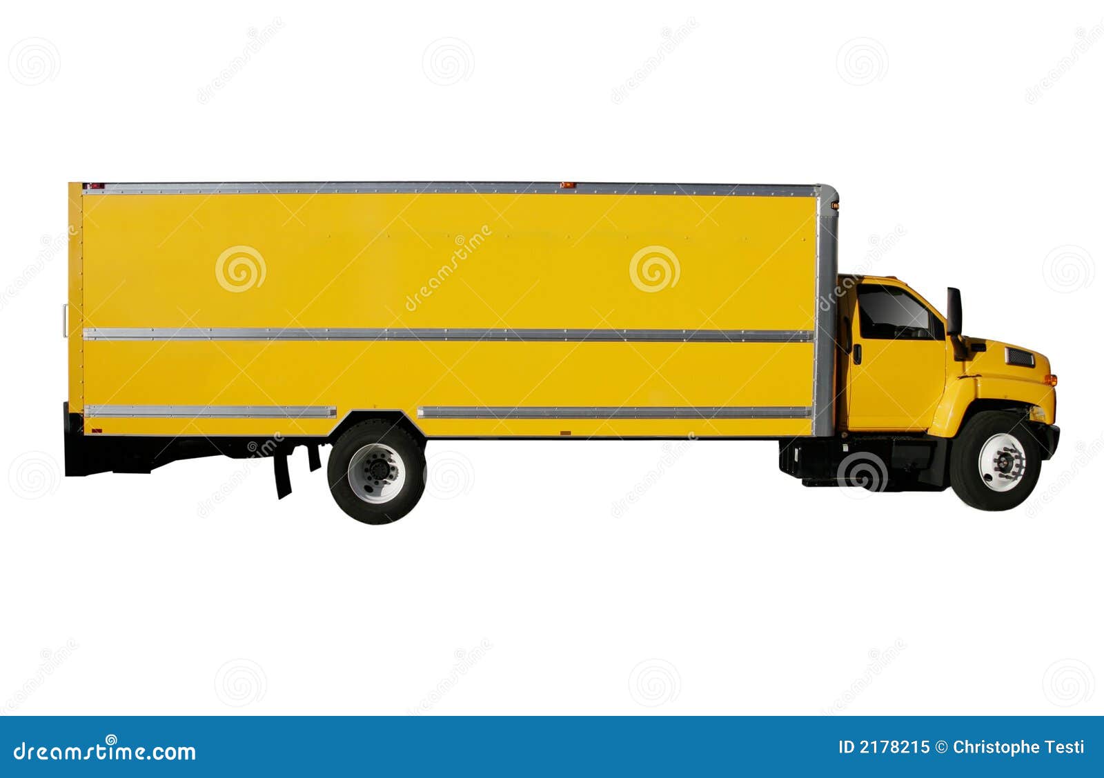 Yellow Truck stock image. Image of haul, industrial, park - 2178215