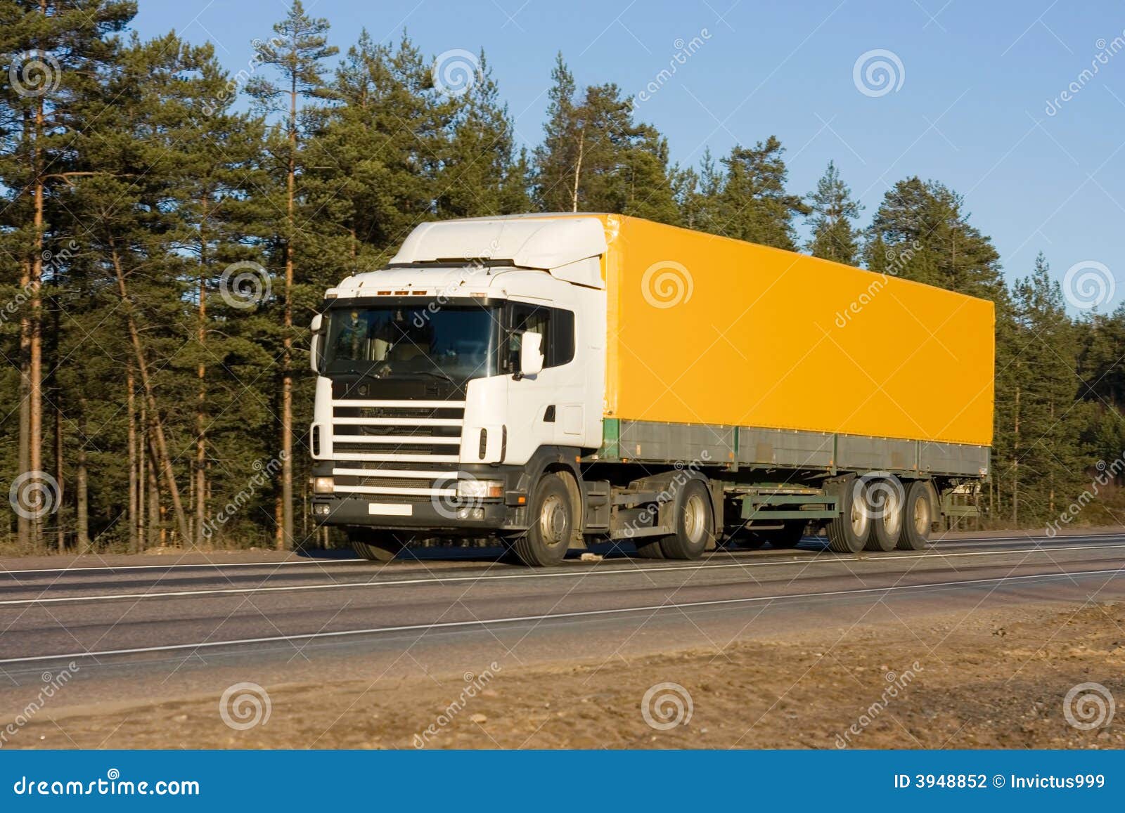 Yellow truck stock photo. Image of tire, mover, metal - 3948852