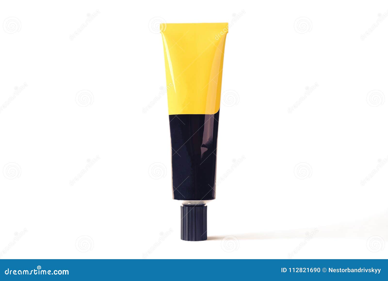 Yellow tube pack of glue stock photo. Image of yellow - 112821690