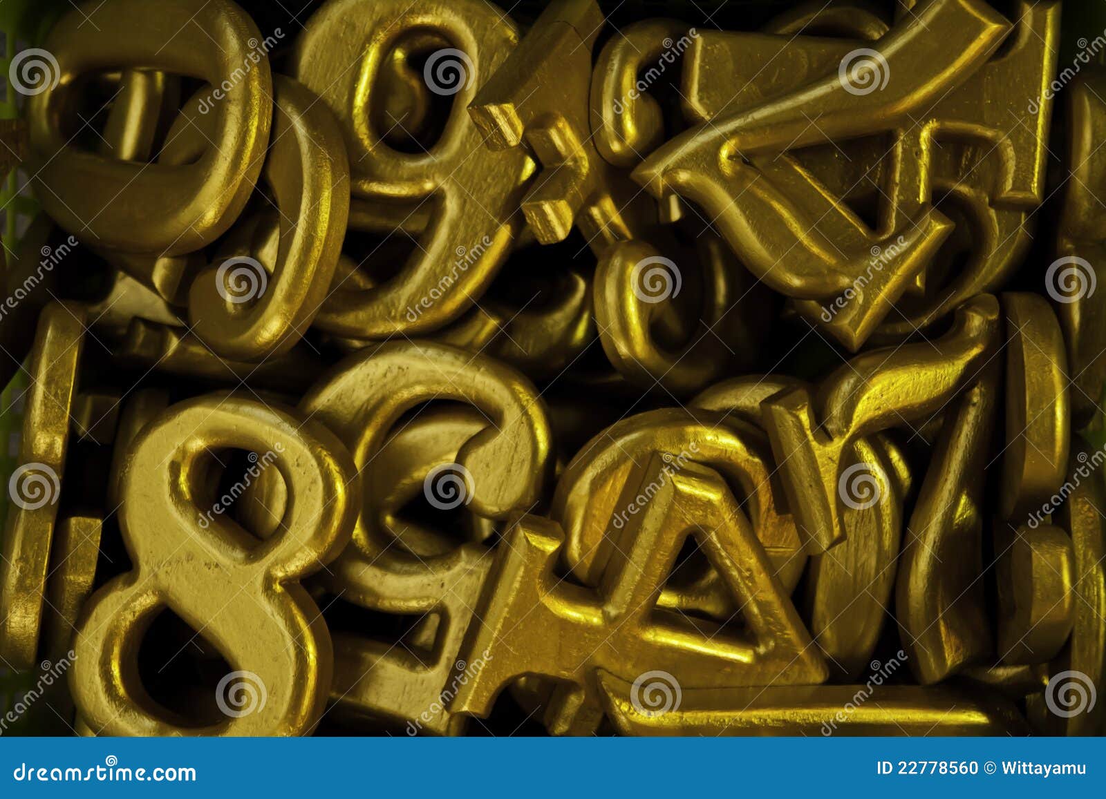 The yellow Typing number stock photo. Image of patina - 22778560